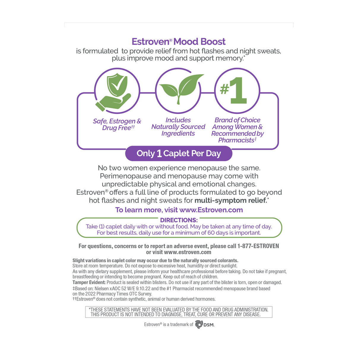 Estroven® Menopause Relief with Mood Boost